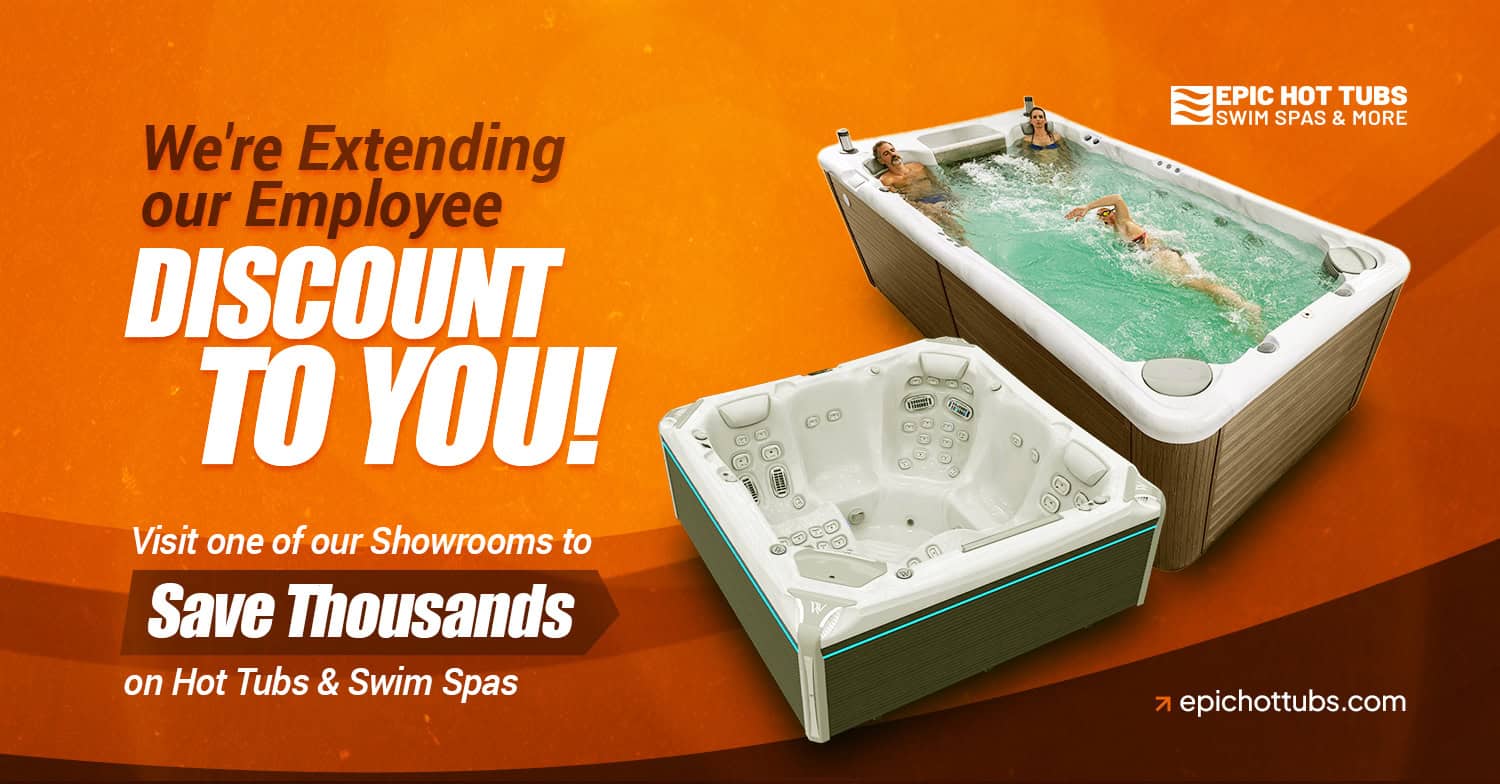 Employee Discount on Hot Tubs & Swim Spas in NC